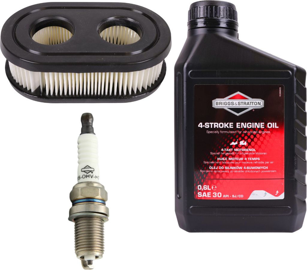 Kit D Entretien Pour Tondeuse Briggs Stratton Huile 0 6l