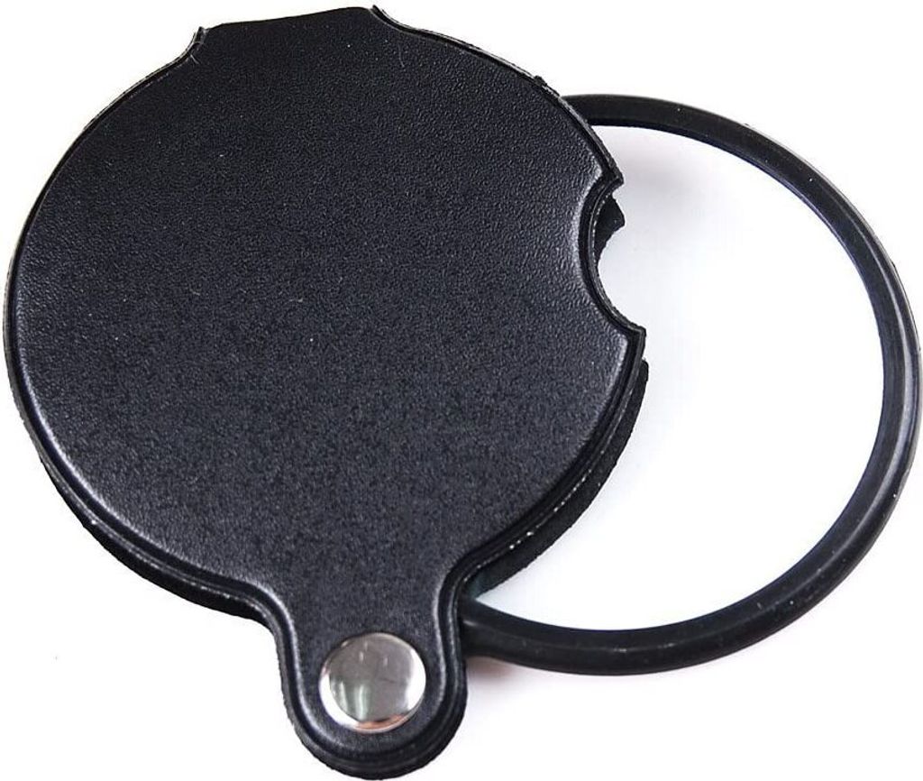 60mm Durchmesser 10x Mini Glas Linse Leselupe Taschenlupe