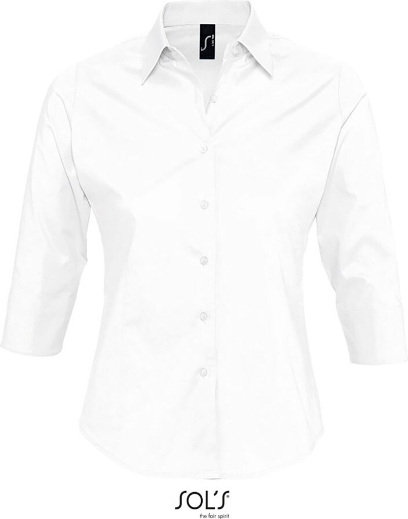 SOLS Damen Bluse Popeline Stretch 3/4 Arm | Kaufland.de