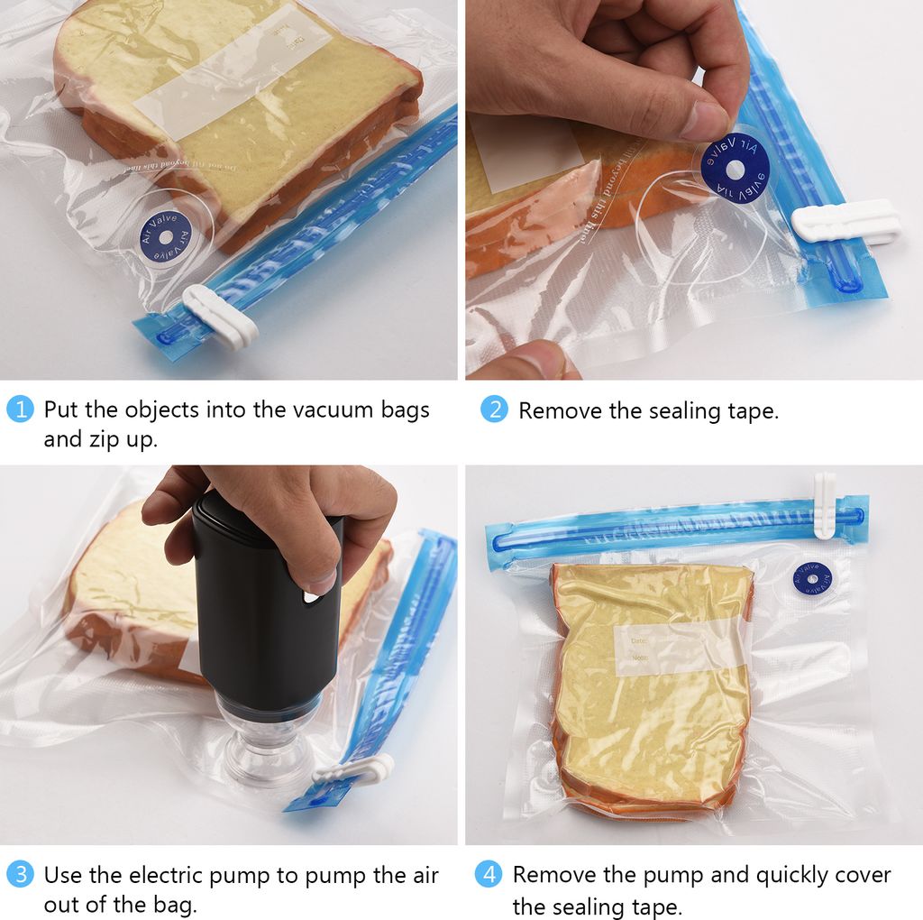 Sada vakuových sáčků (5ks) - (1* 31x24cm, 4* | Kaufland.cz