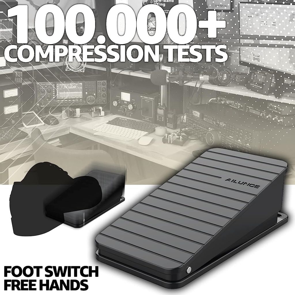 Ailunce FS01 nožní spínač pro PTT, odolný | Kaufland.cz