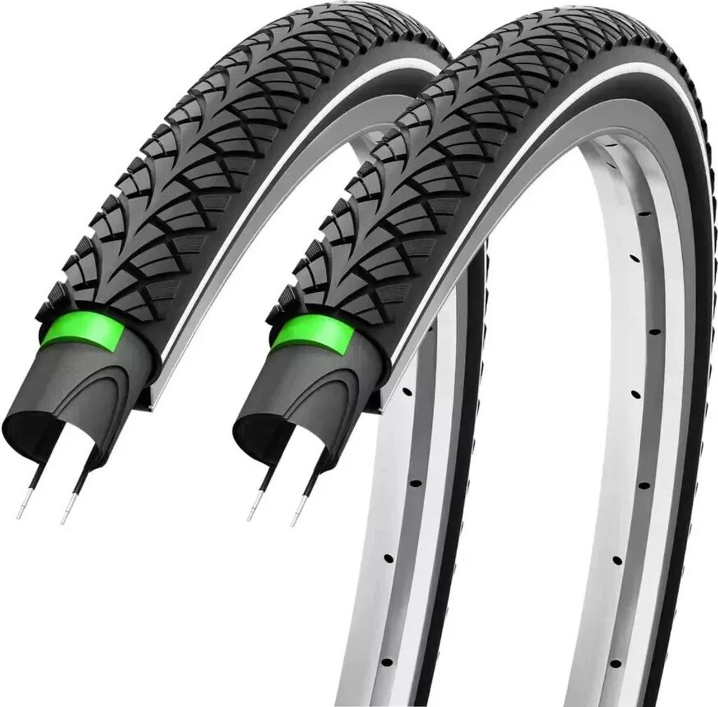 2x Fahrradreifen 28x1,50 Zoll 40-622 700x38c Reflex mit