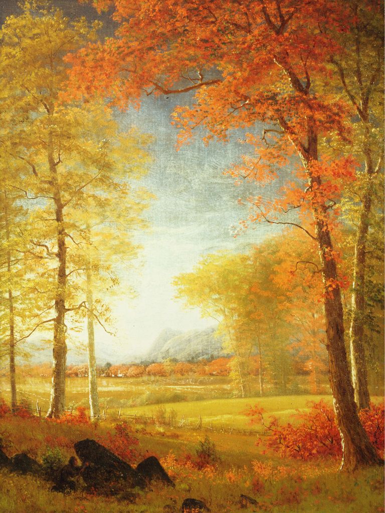 Aluminium Print - Albert Bierstadt - Herbst | Kaufland.de