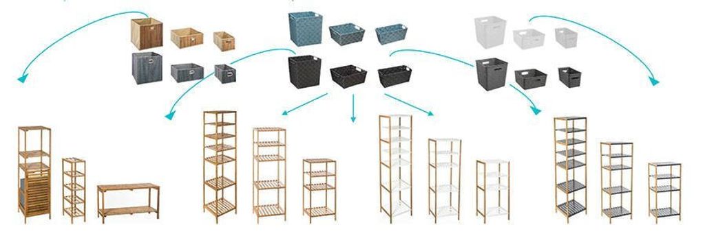 5 five simply smart - Niedriges regal mit 2 | Kaufland.de