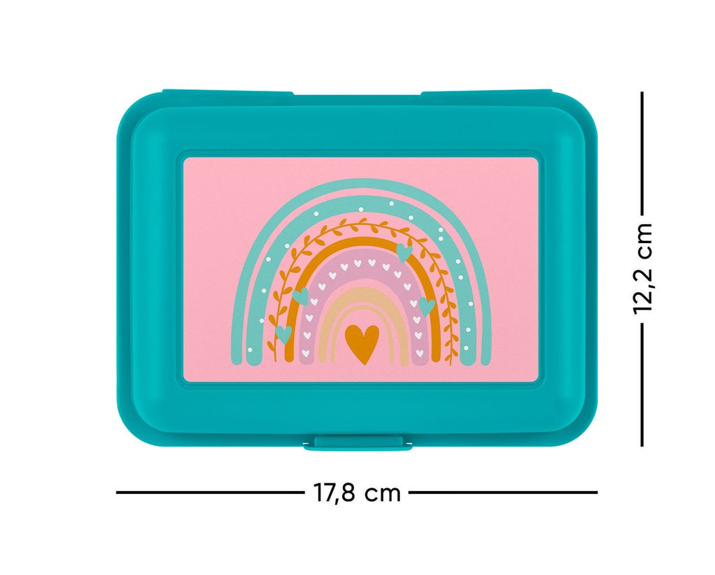 BAAGL Box na desiatu Dúha tyrkysový Obedáre | Kaufland.sk