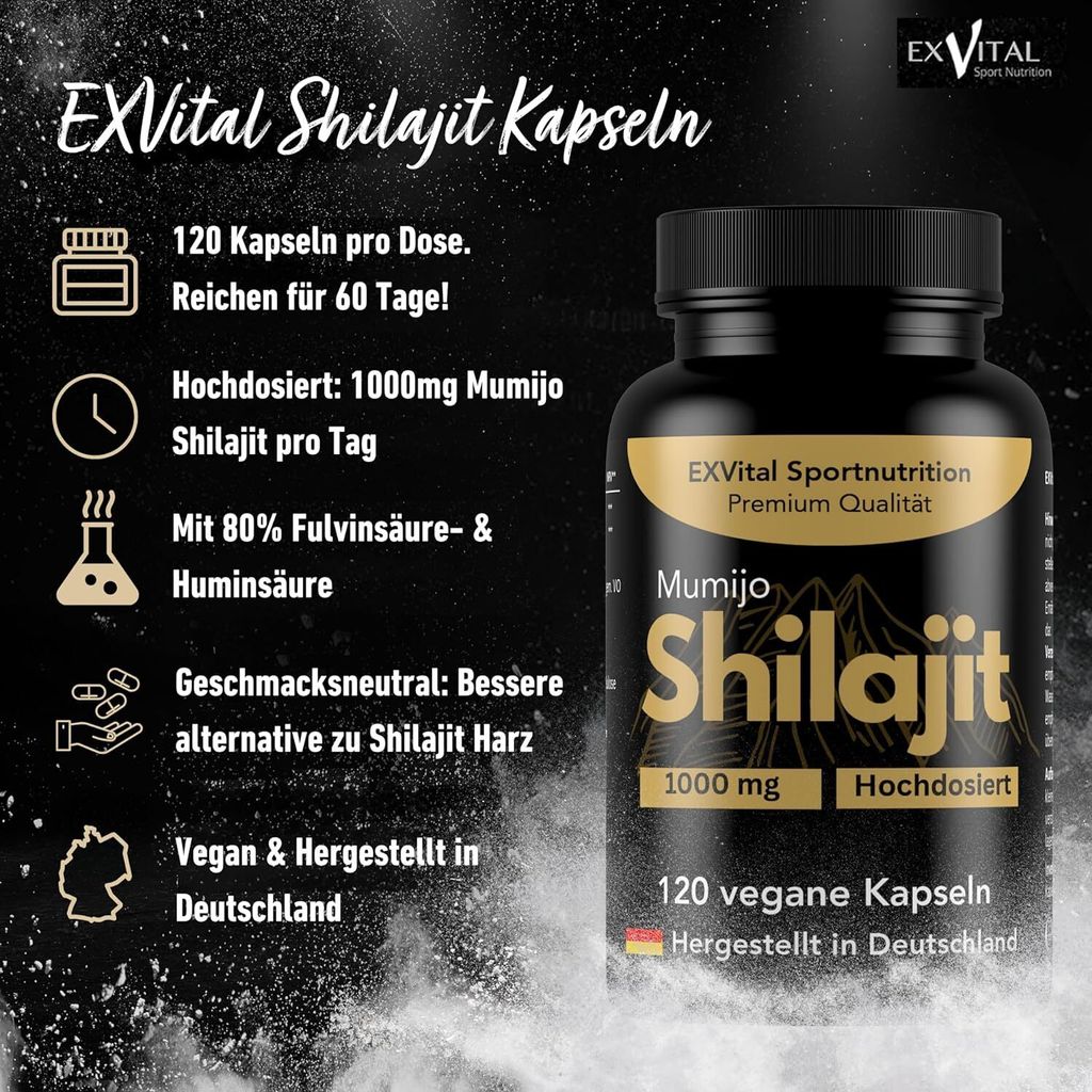 Mumijo Shilajit Kapseln, hochdosiert von | Kaufland.de