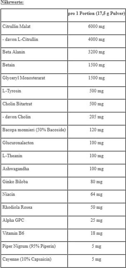 FA Nutrition Xtreme NAPALM Pre-contest Pumped | Kaufland.de