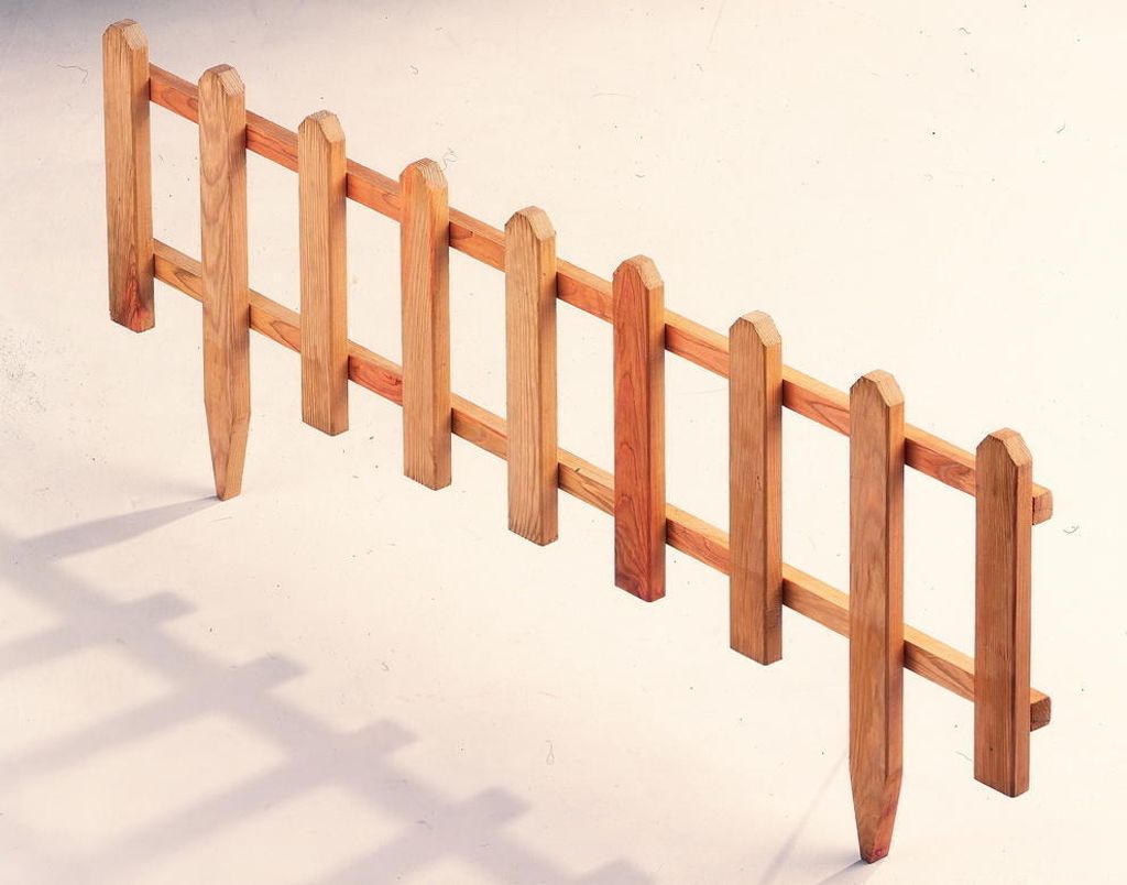 Dřevěný malý plot pro ohraničení záhonů. | Kaufland.cz