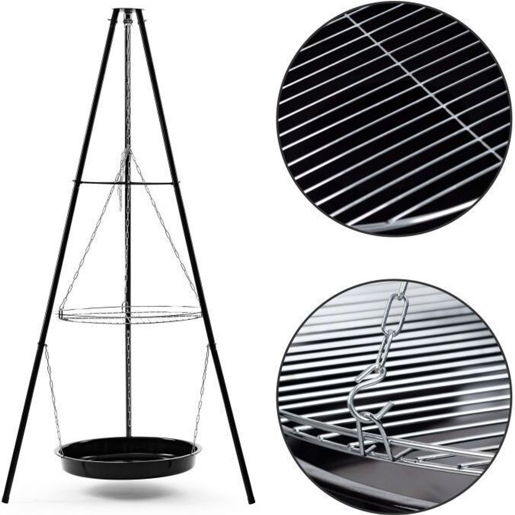 MODERNHOME Feuerschale mit Grillrost Gartenfeuer