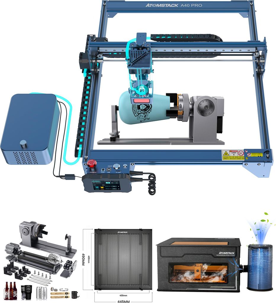 ATOMSTACK A40 PRO Graviermaschine mit R1 Pro | Kaufland.de