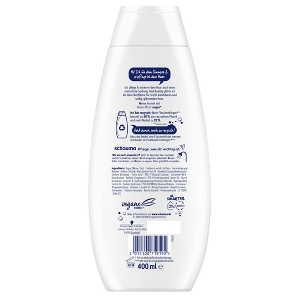 Schauma Shampoo Seiden Kamm mit Rosen Öl für | Kaufland.de