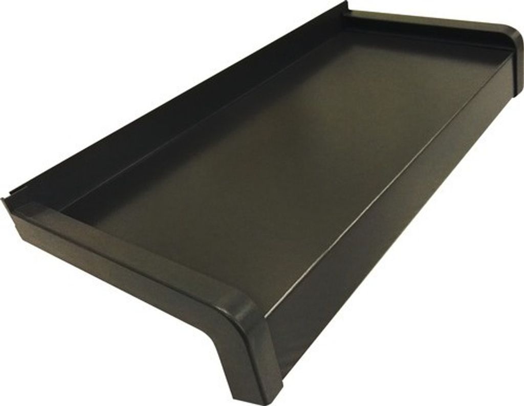 Parapet vonkajší hliníkový 165 x 600 mm, hnedý, vr.