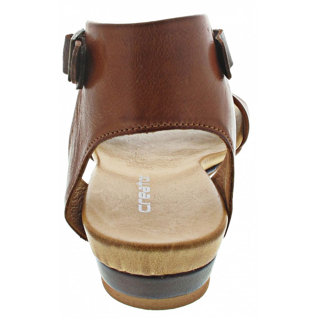 Elegantes Damen Sandalette Braun Ebenbild