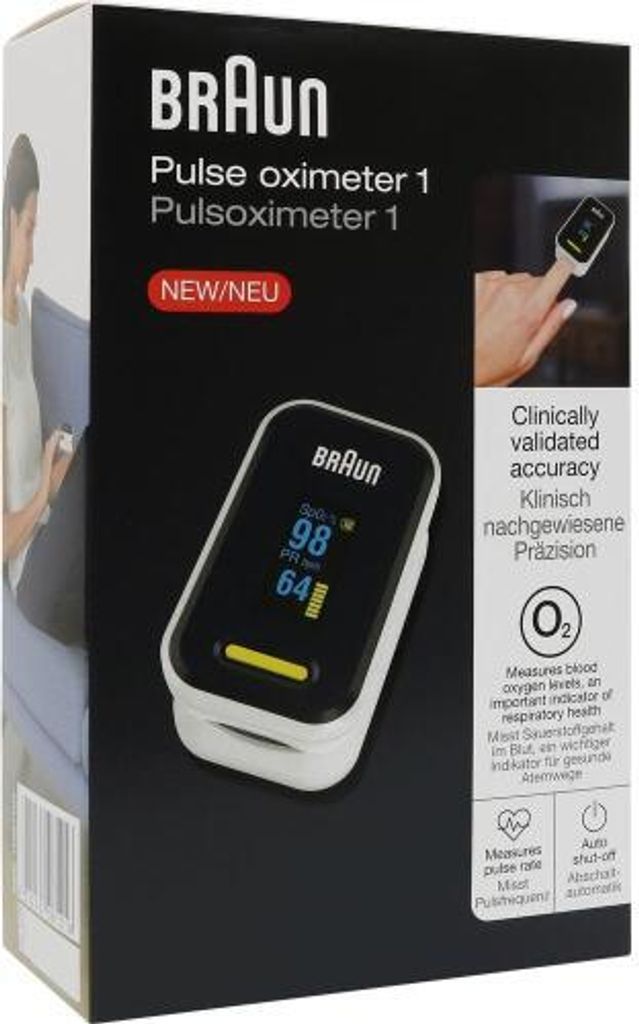 BRAUN HC pulzný oxymeter Pulzný displej | Kaufland.sk