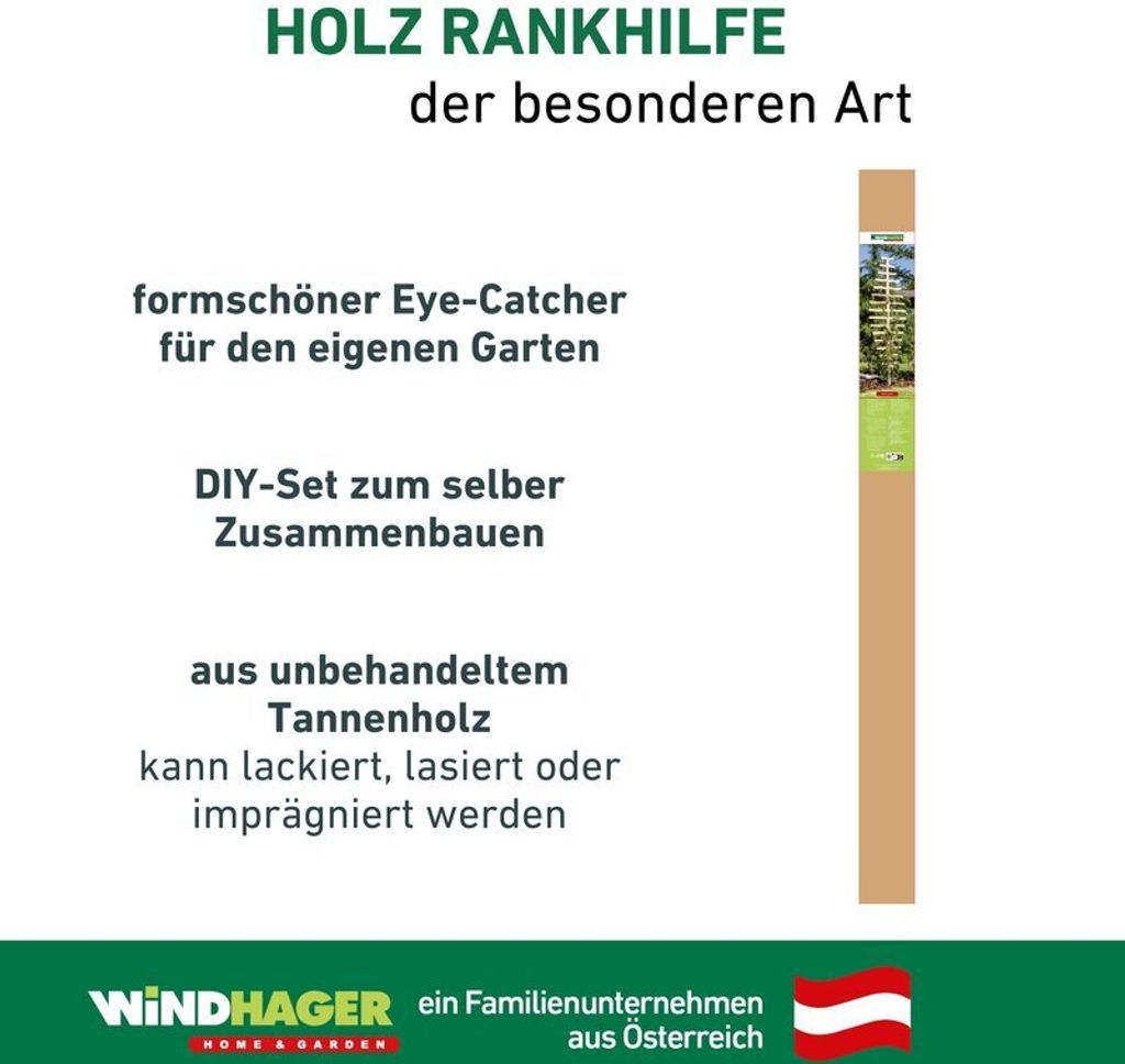 Rankspalier aus Holz, Feder, 60x180cm | Kaufland.de