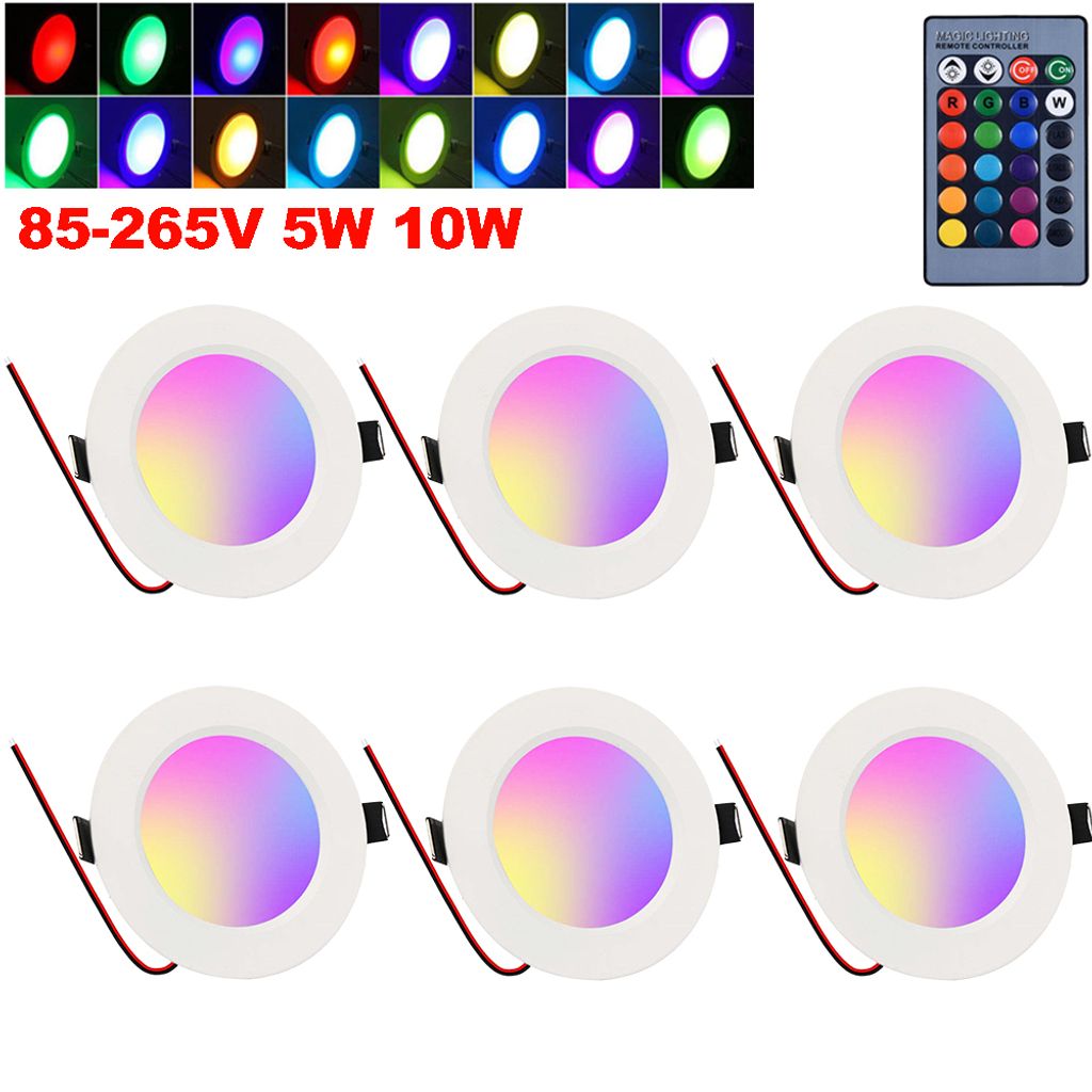 Spot encastrable Led Spots avec télécommande 230V, 16