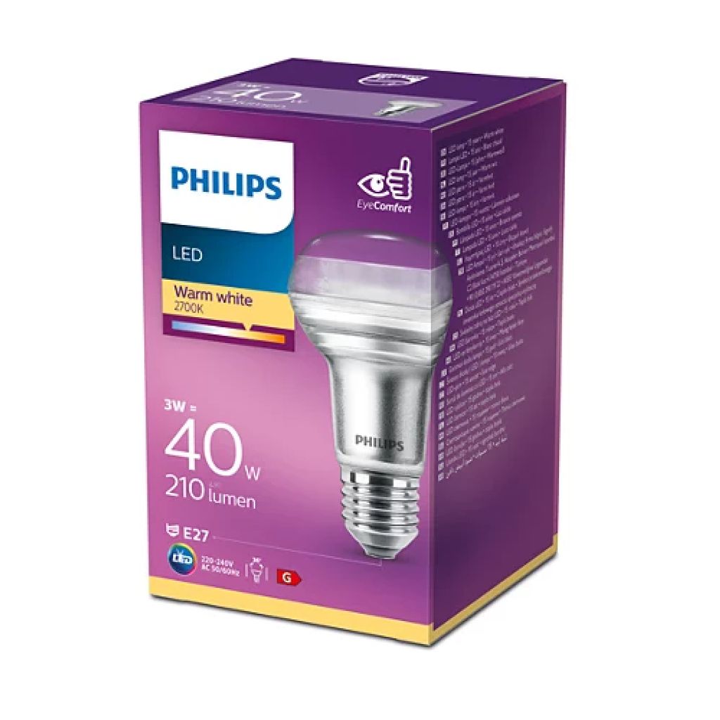 Philips LED E27 R63 3W = 40W Reflektor 36° | Kaufland.de