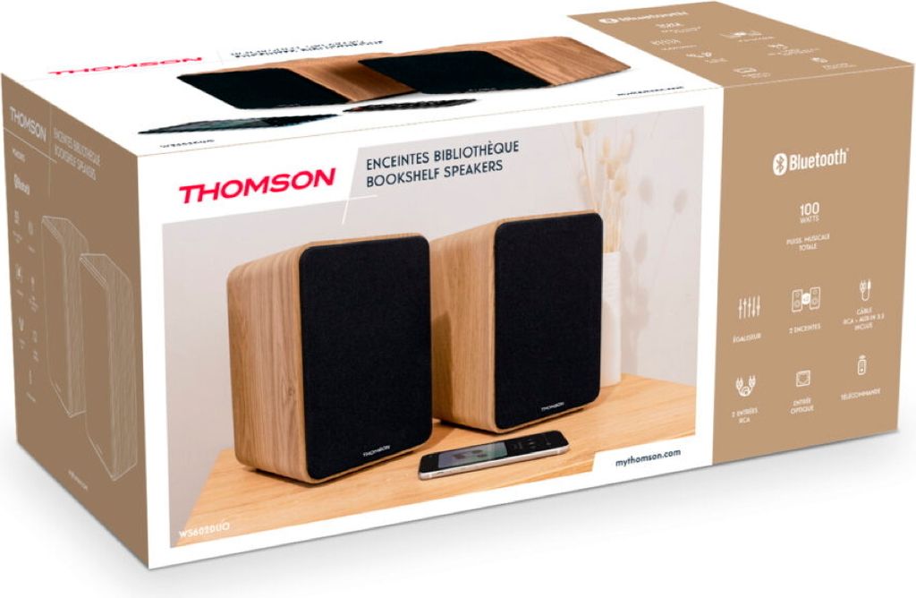 Thomson Ws602duo Paar Regallautsprecher One Size / EU Plug
