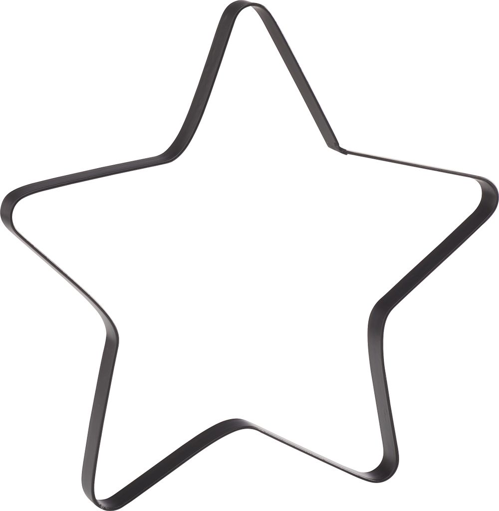 Metallring Stern "Auri", Schwarz Ø 24 cm | Kaufland.de
