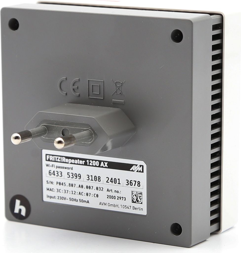 AVM FRITZ!Repeater 1200 AX - 2400 Mbit/s - WLAN