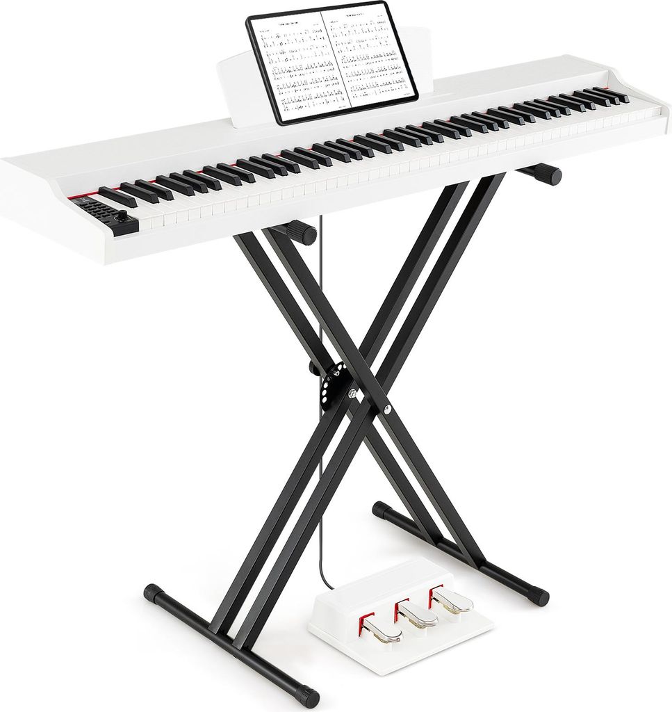 COSTWAY Keyboard Piano 88 touches, Piano électrique avec
