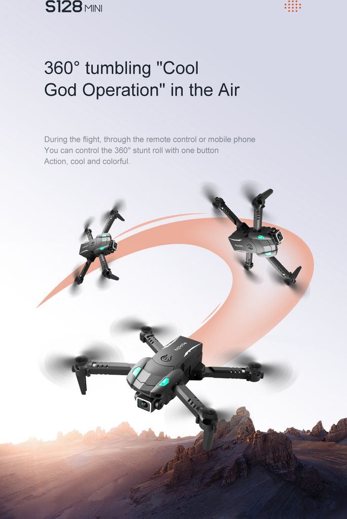 S128 Mini WIFI FPV mit 4K HD Doppelkamera | Kaufland.de