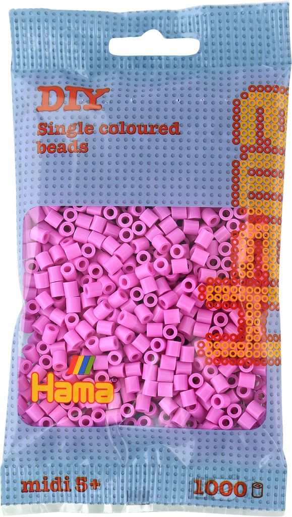 HAMA Perles rose pastel 1000pcs, 1sachet Perles