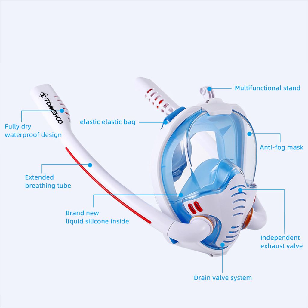 Vollgesichts-Schnorchelmaske, | Kaufland.de