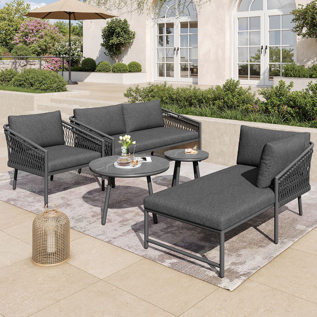 Flieks zahradní obývací sestava pro 5 osob, | Kaufland.cz