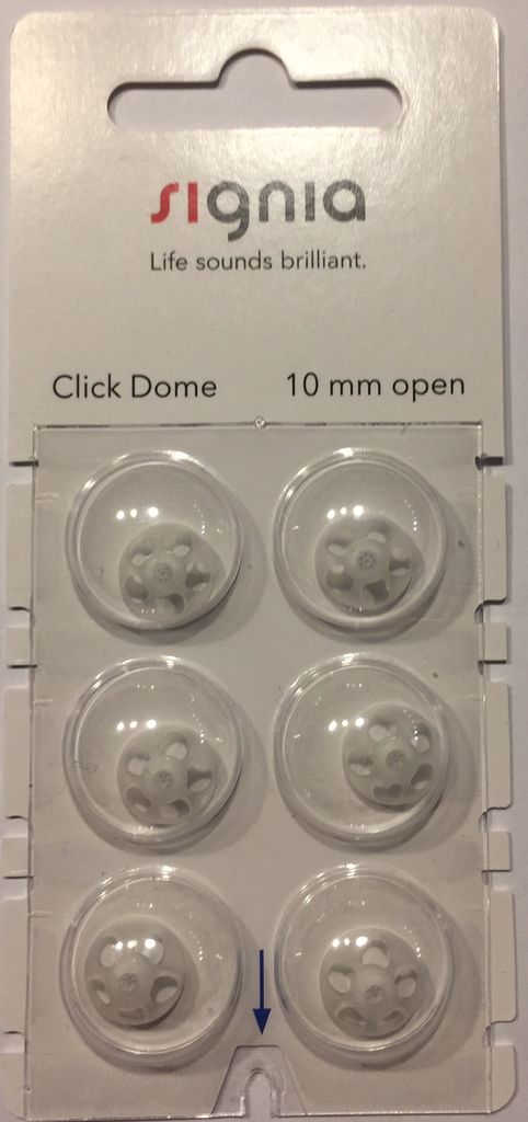 Signia Click Dome 10 mm open 6er Blister | Kaufland.de