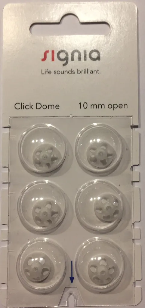 Signia Click Dome 10 mm open 6er Blister | Kaufland.de