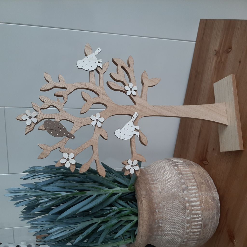 Deko Baum mit Vögeln Dekoration Holz H40,5cm | Kaufland.de