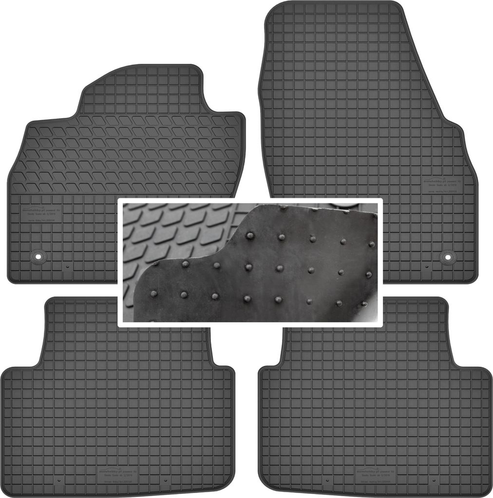 Tappetini auto tappetini in gomma tappetini in gomma set