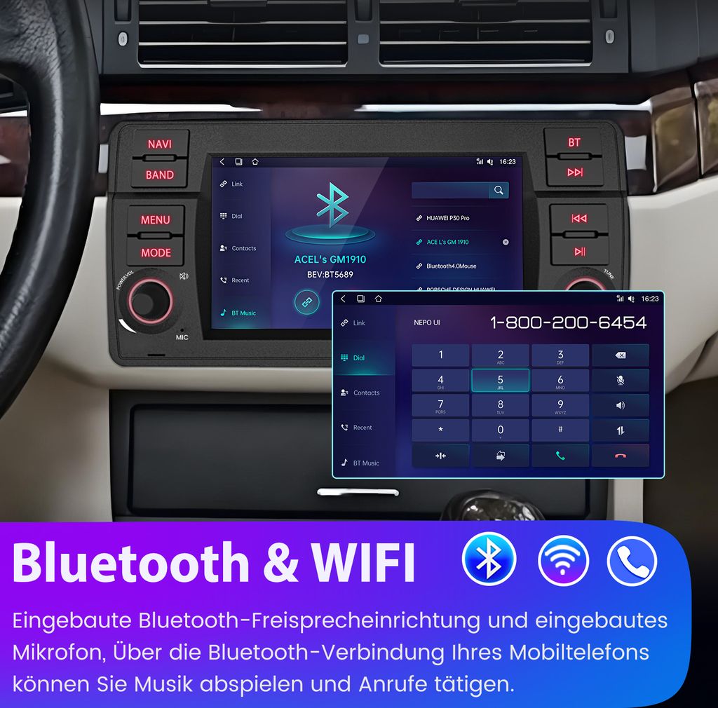 2+64G 7“Android 13 Carplay Autoradio GPS Navi | Kaufland.de