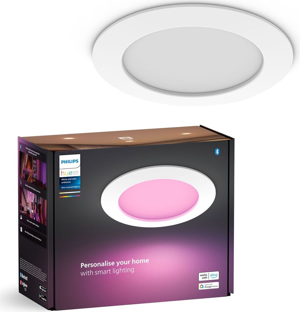Philips Hue White & Col. Amb. Slim Recessed | Kaufland.de