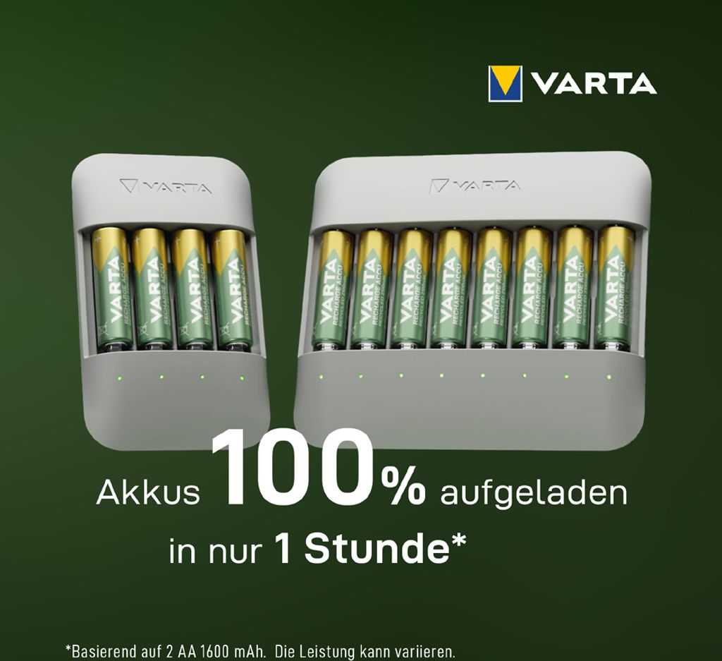 Varta Eco Charger Multi Recycled + 8 x 2100 | Kaufland.sk