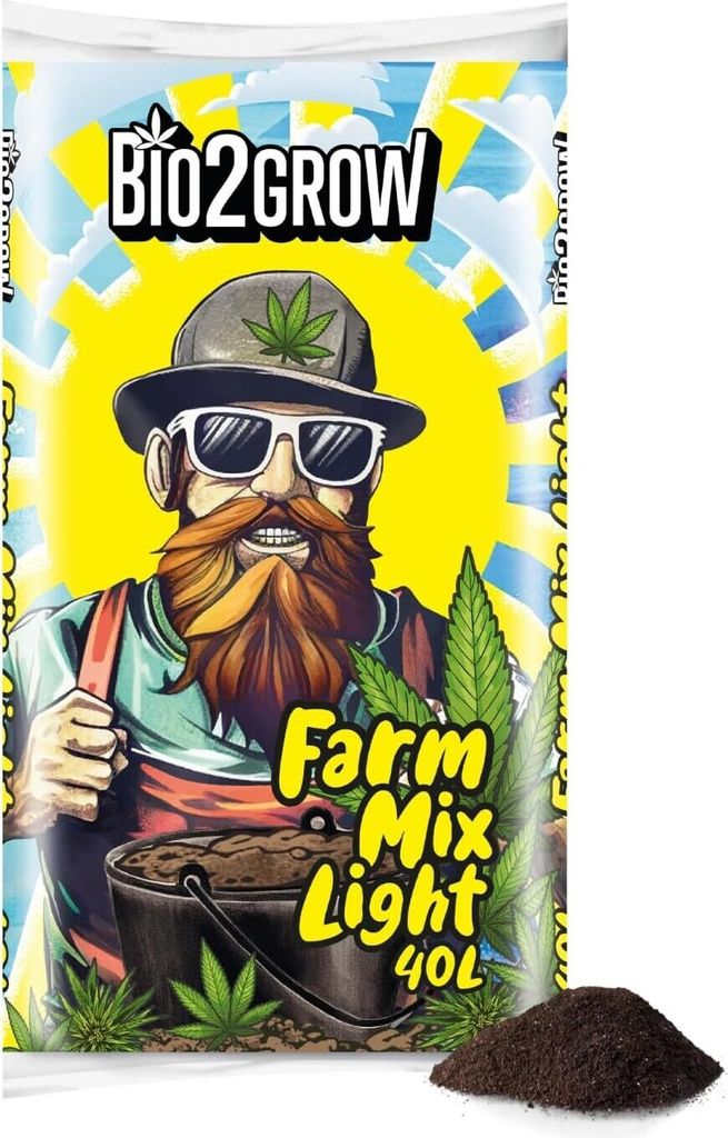 Bio2Grow Farm Mix Light 1 x 40 Liter - Grow Erde Indoor
