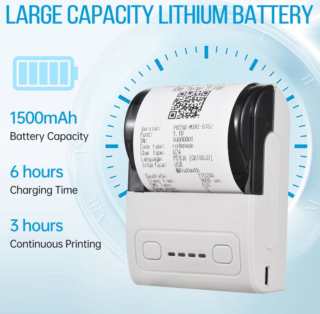 Tragbarer Mini-Thermodrucker von Bisofice, | Kaufland.de