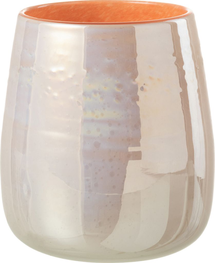 J-Line Vase Juliette Glas Orange/Rosa Large | Kaufland.de