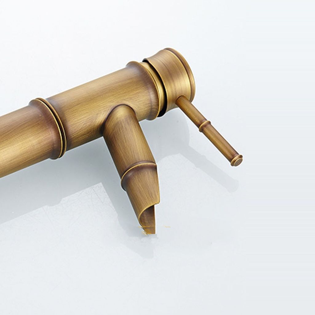 Dřezový kohoutek Antique Brass Bamboo Shape | Kaufland.cz