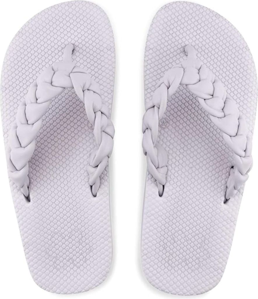 Damen Flip Flop Comfy Weave leichte Flip Flops 38