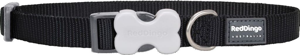 Nylonový obojek Red dingo classic black, | Kaufland.cz