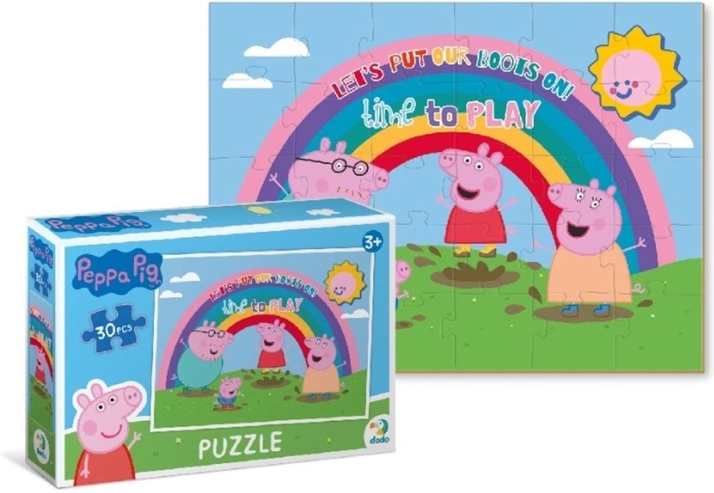 Puzzle Peppa Pig Arc-en-ciel Puzzles 3D