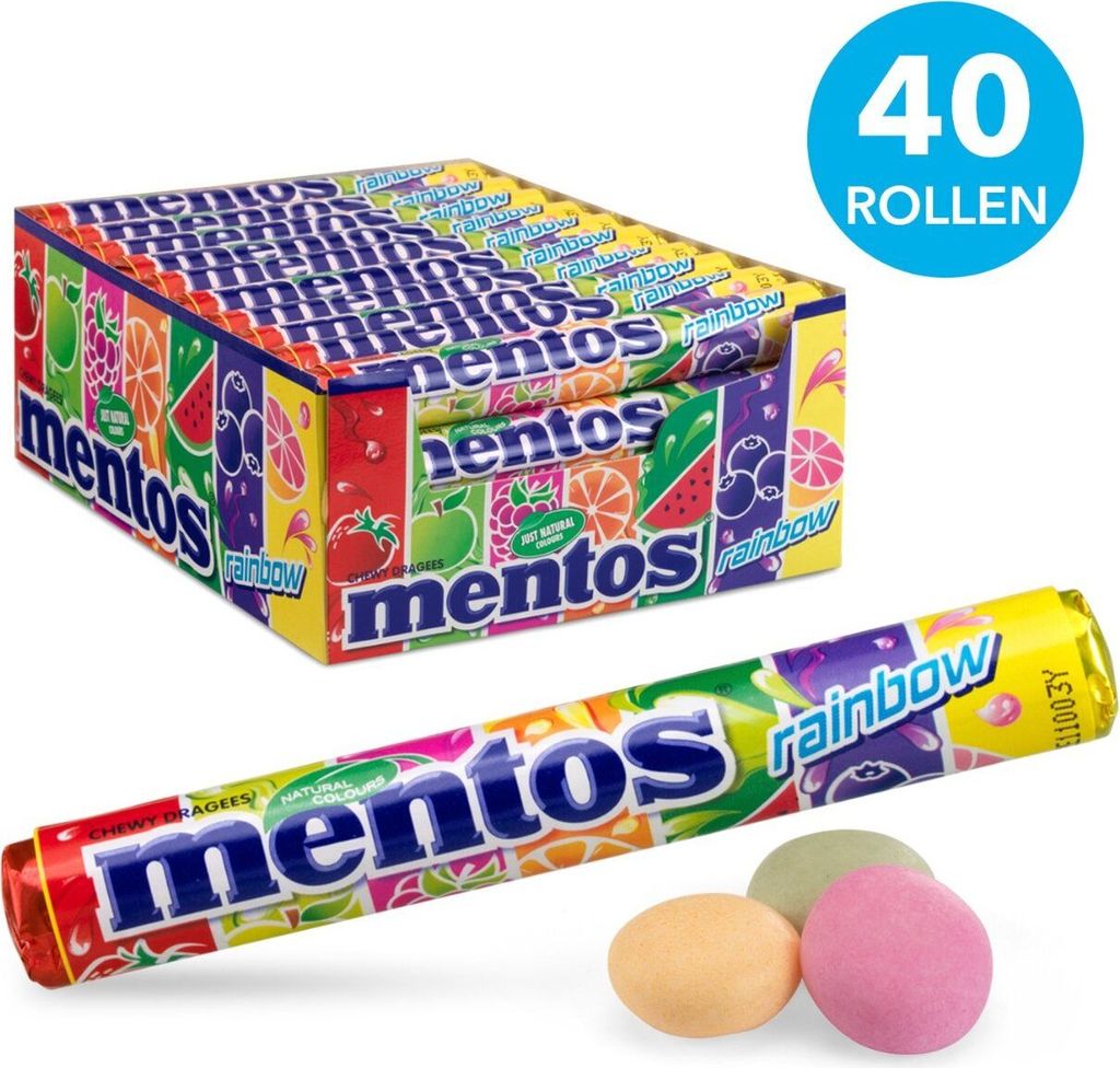 Mentos Regenbogen-Single 40 x 37,5 Gramm | Kaufland.de