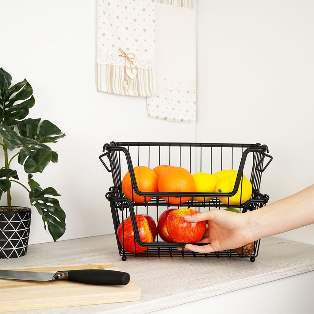 Vilde Obstkorb Obst-Etagere Loft-Korb aus | Kaufland.de
