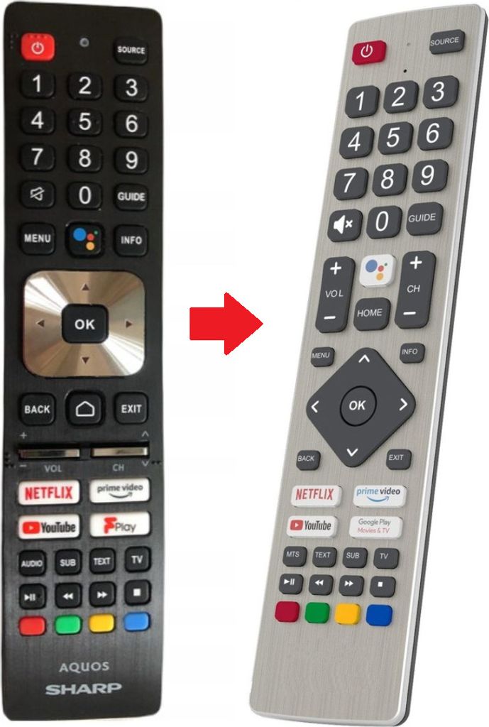 Ersatz Fernbedienug für Sharp TV 50EN7EA | | Kaufland.de