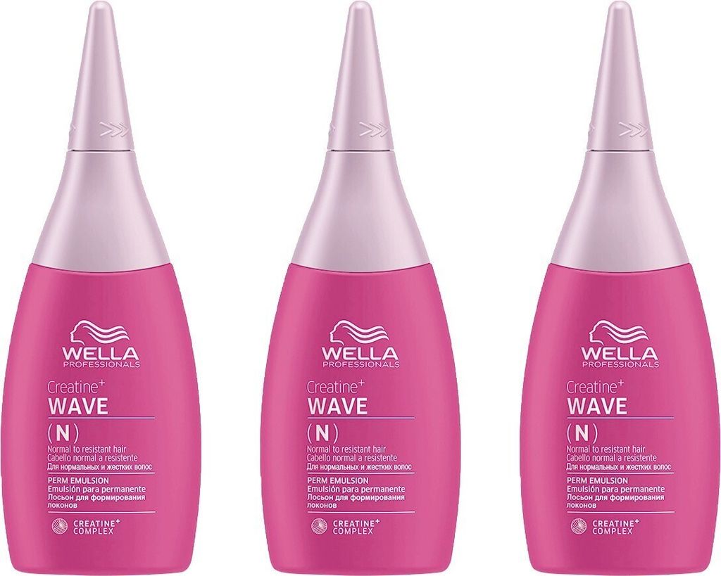 Wella Creatine+ Wave N 3 x 75 ml Emulsion für | Kaufland.de