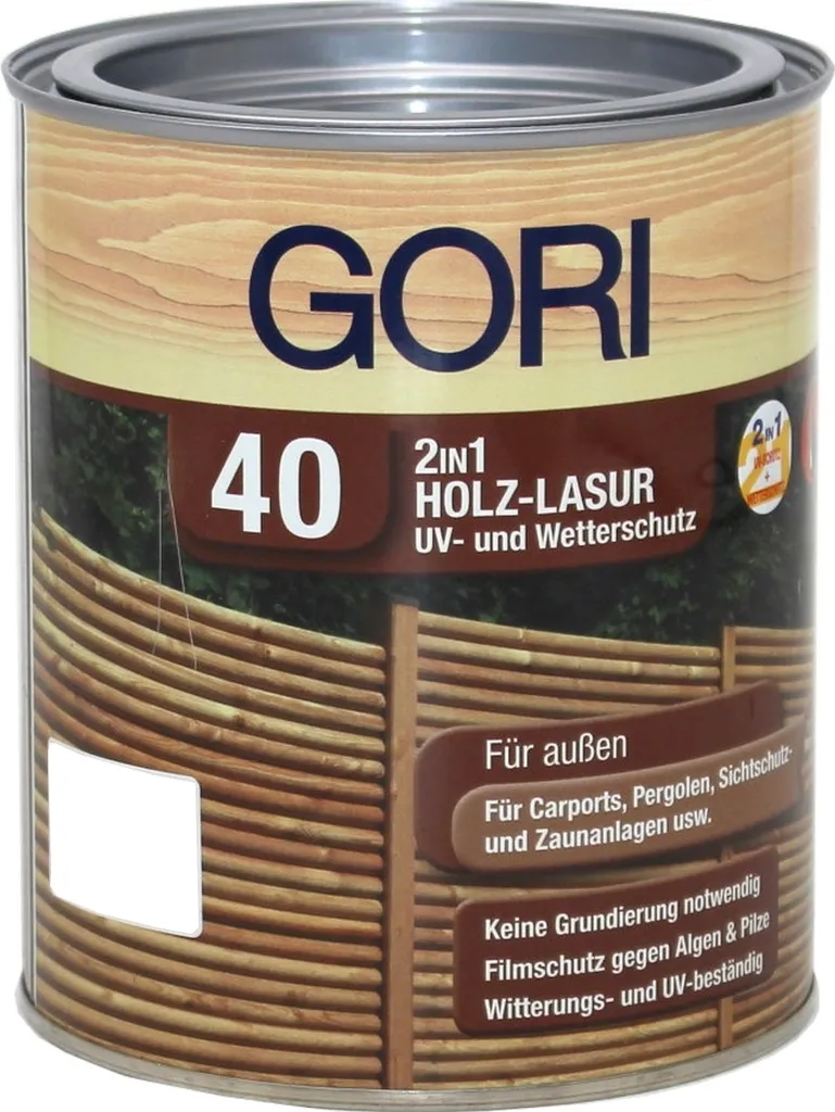 Gori 40 2in1 Holzlasur nussbaum 2,5L UV | Kaufland.de