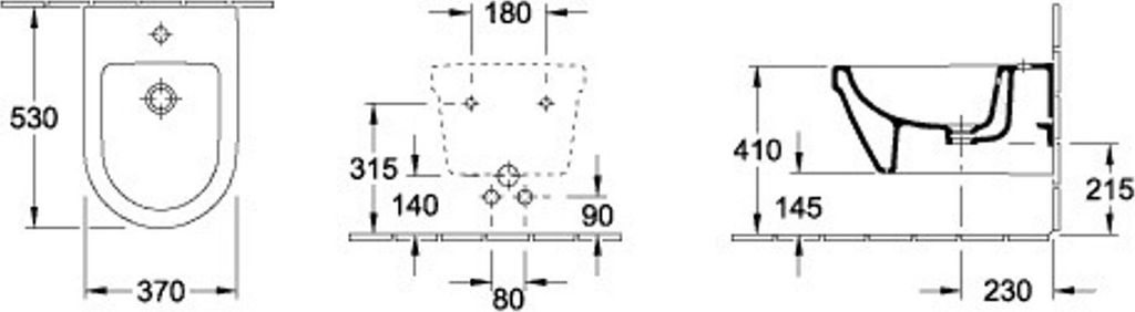 Villeroy & Boch Architectura - Závesný bidet | Kaufland.sk
