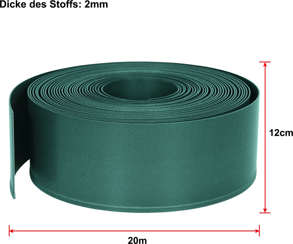 UISEBRT Obruba trávníku plastová 20m obruba | Kaufland.cz